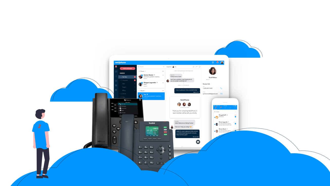 All-in-one Business VoIP Phone Service: Voice, Video, Message